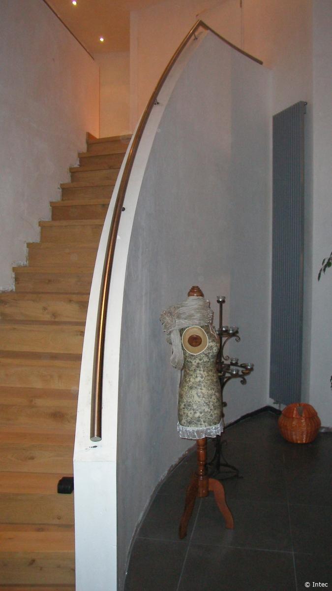 Intec Inox | Trappen, leuningen en balustrades - Leuningen Muurgrepen ...